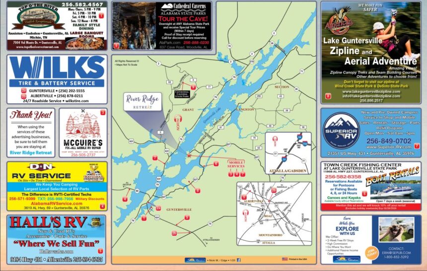 Site Map – River Ridge Retreat